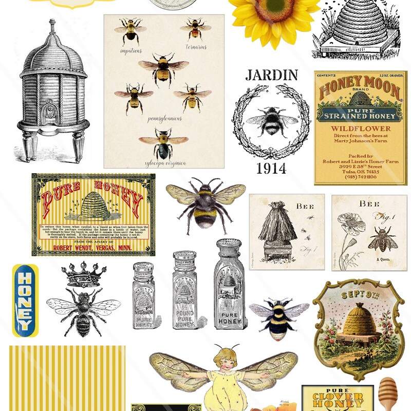 Honey Bee Printables - Etsy