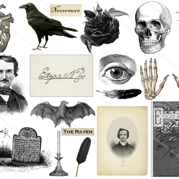 Edgar Allan Poe - Etsy