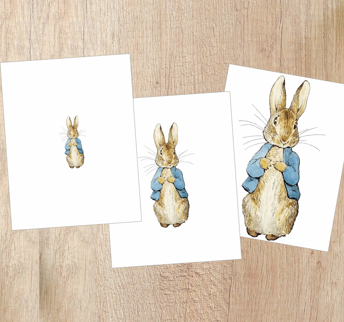 Digital Collage Sheet Peter Rabbit Beatrix Potter, Instant Download ...