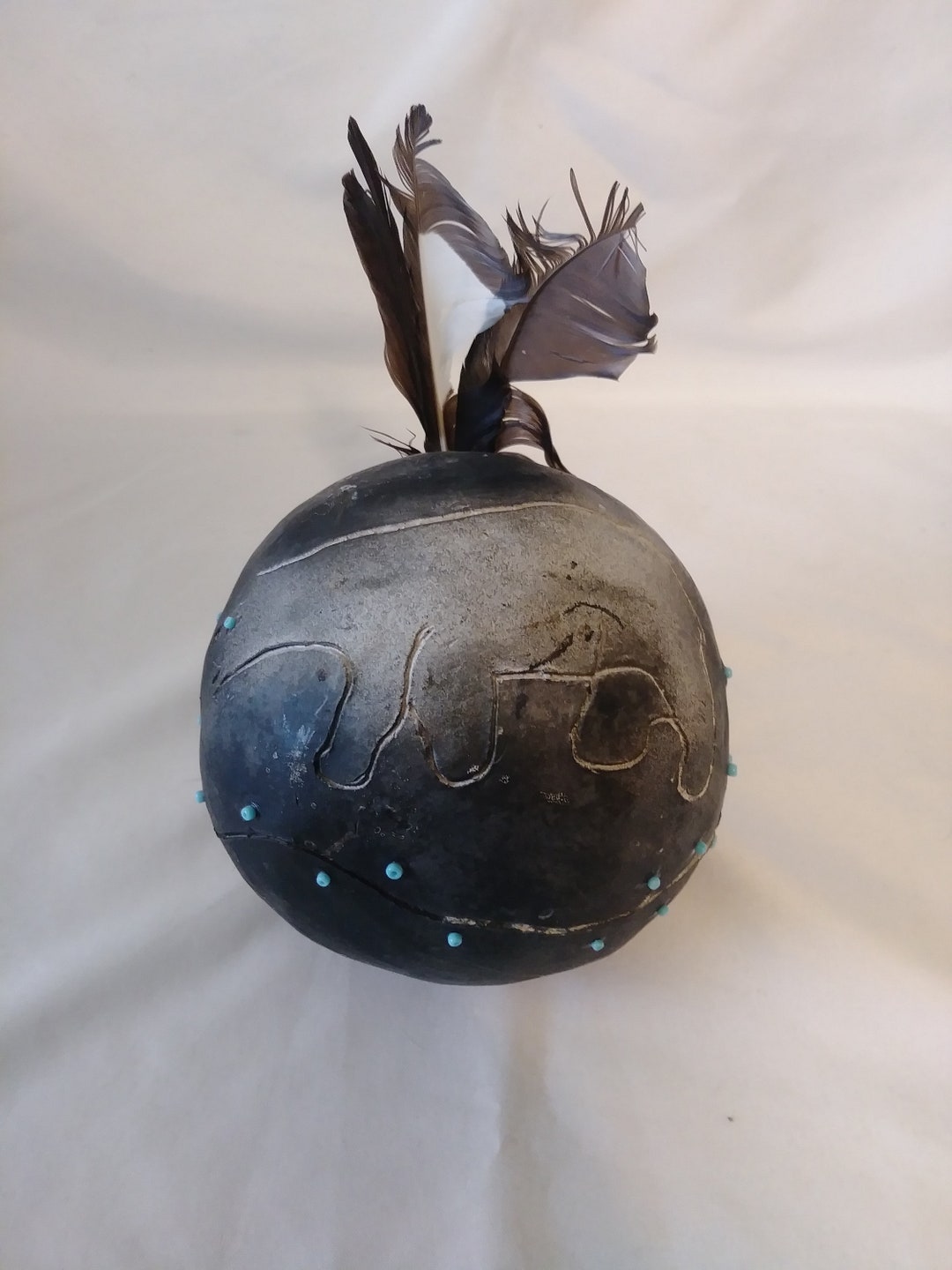 Vintage Native American Spirit Shaker Rattle - Etsy