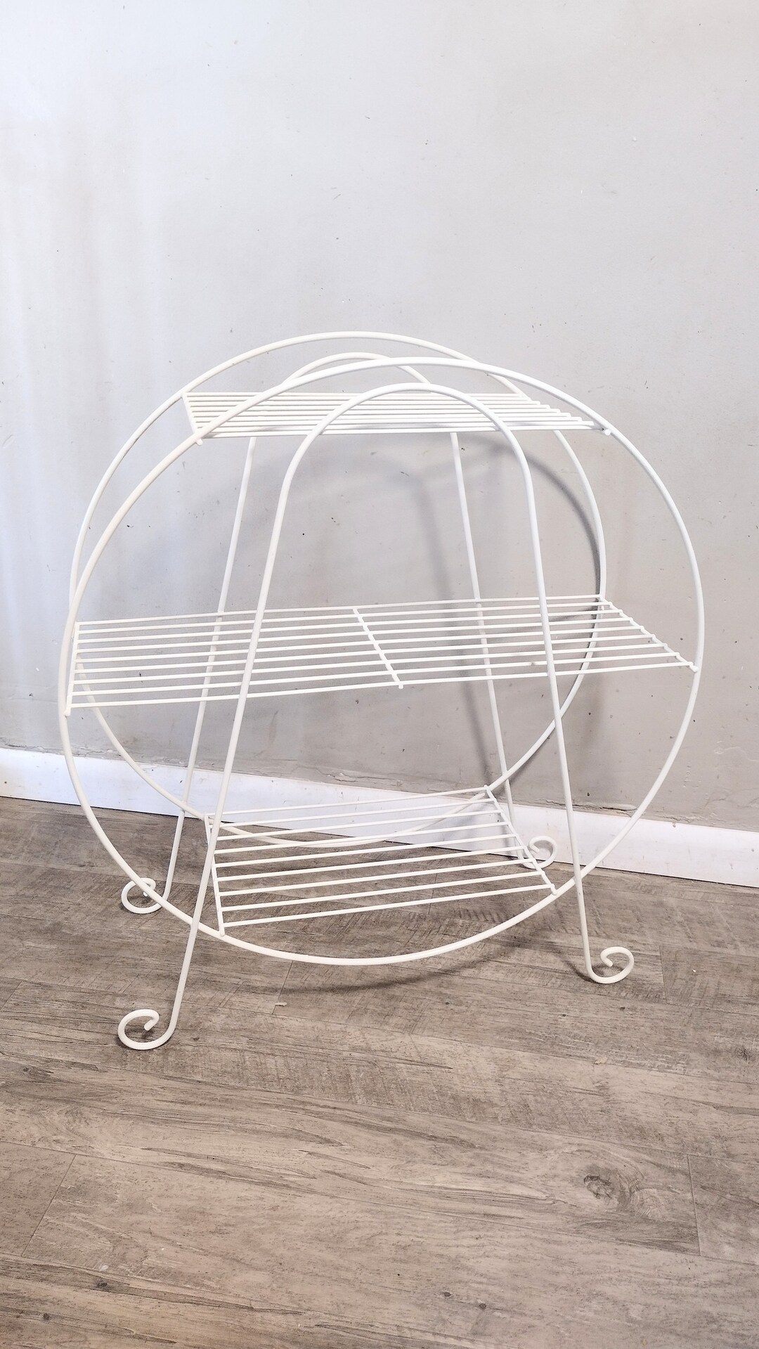 Mid-century Modern Wire Plant Stand - FREE SHIPPING - Etsy