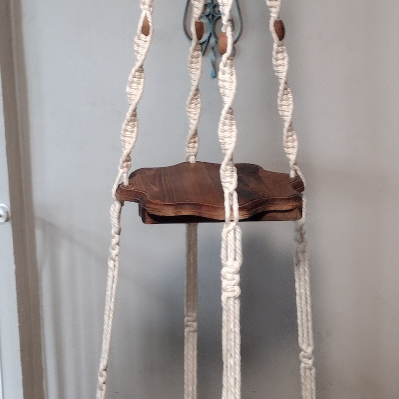 Macrame Hanging Lamp - Etsy