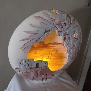 Vintage Signed Southwest Adobe Pottery Vase Cut Out by Diana Kohlerman ...