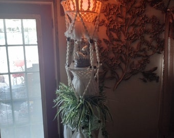 Macrame Swag Lamp - Etsy