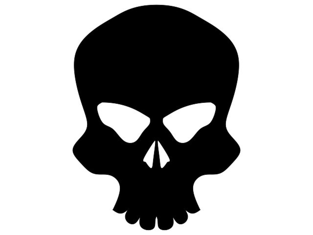 Halloween Skull Clipart Dxf Dwg Svg Pdf for Stencil Making - Etsy Australia