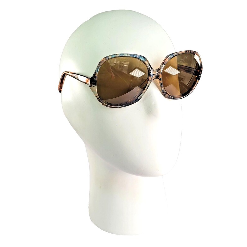 Vintage 80s Rodenstock Modena Sunglasses Oversized Brown Lens Marbled ...