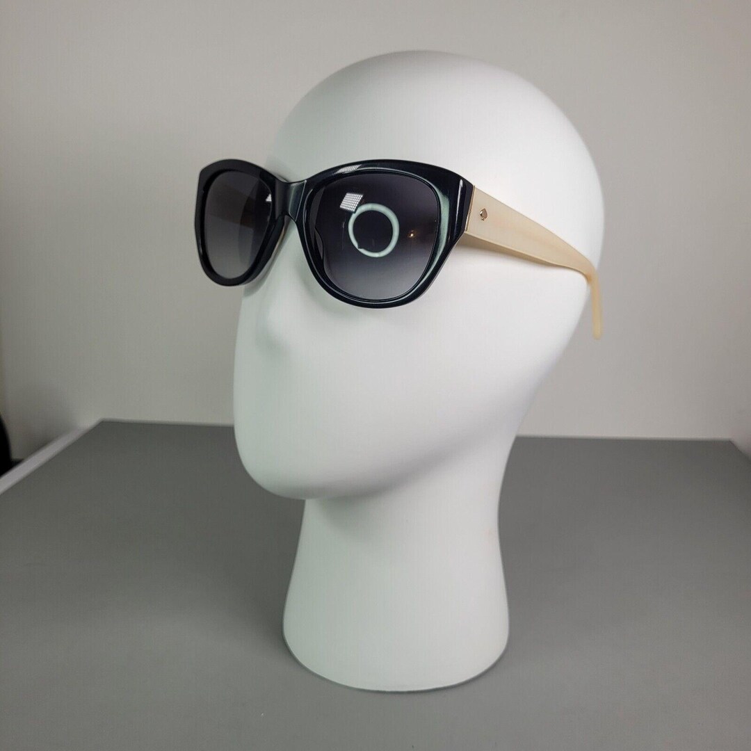 Kate Spade Cat Eye Sunglasses – Black & Cream Designer Shades With ...