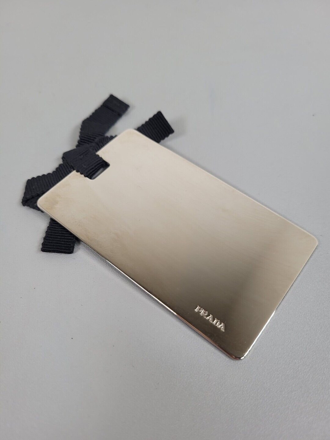 PRADA Mirror. Prada Silver Tone Metal Handbag Mirror. - Etsy