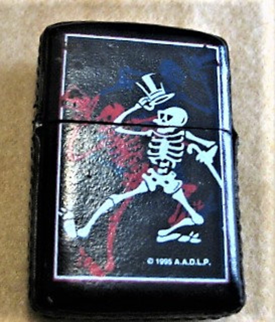 Vintage Lighter Dancing Skeleton - Etsy