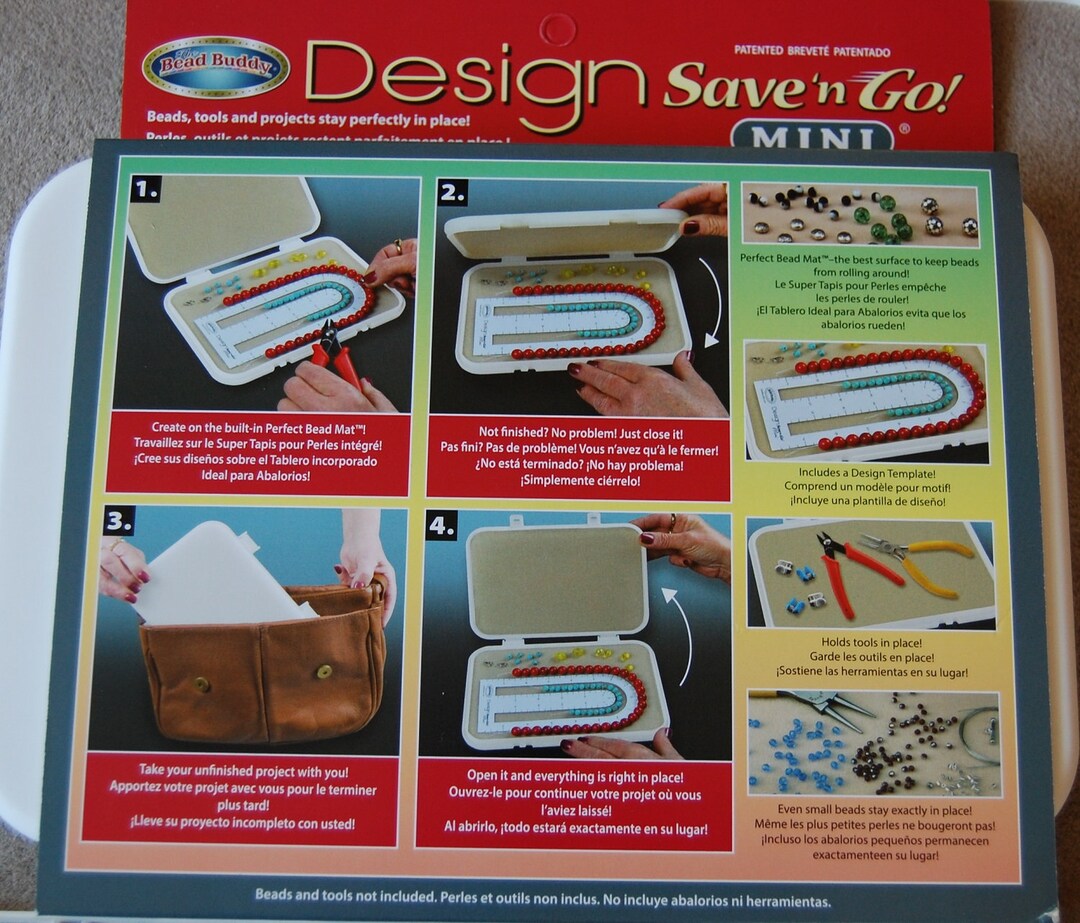 BEAD BUDDY Mini! the Perfect Smaller Way to Carry and Store Your Work ...