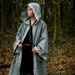 Celtic Robe With Hood and Sleeves & Jacquard Trim Medieval Sorcerer ...