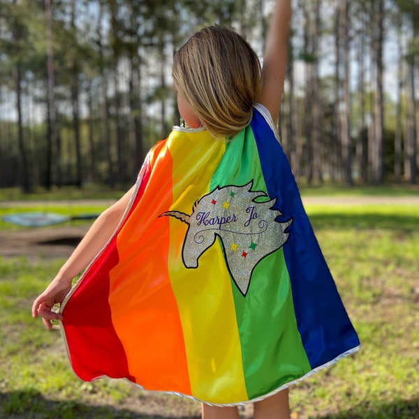 Rainbow Cape - Etsy