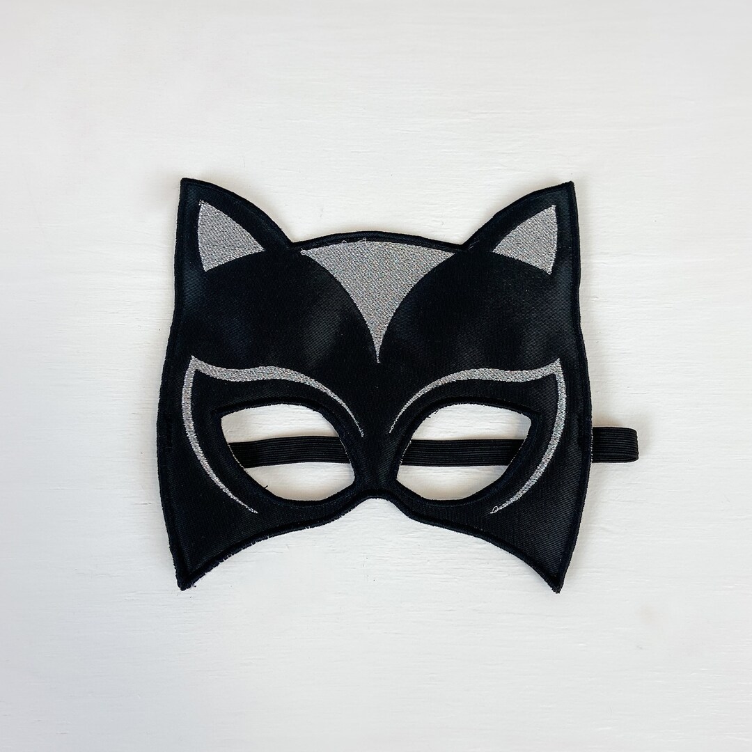 Catwoman Themed Superhero Mask Cat Woman DC Comic Eye Mask for Kids and ...