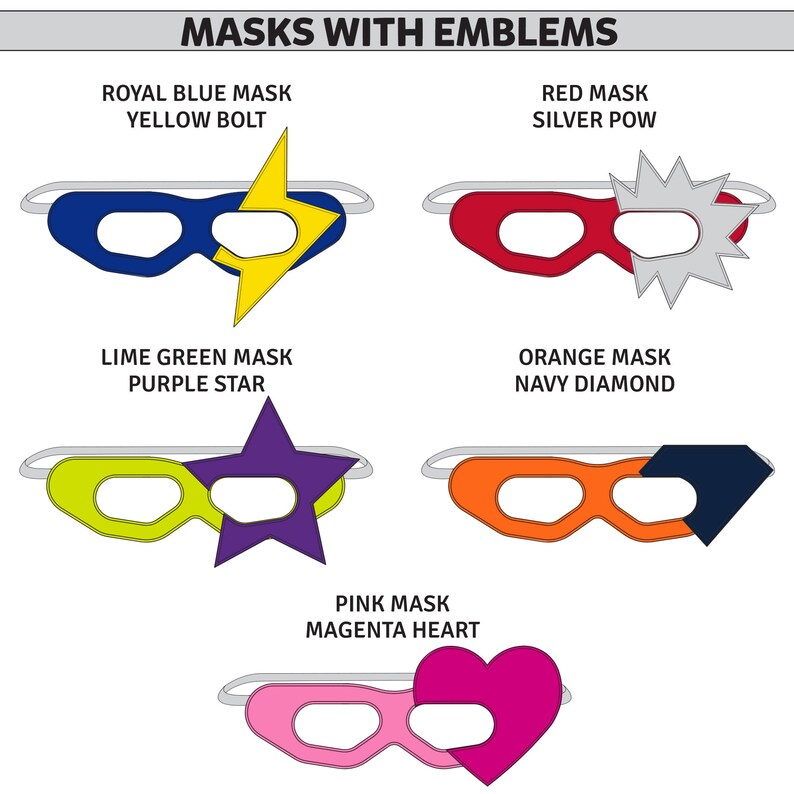 Custom Superhero Eye Mask - Etsy