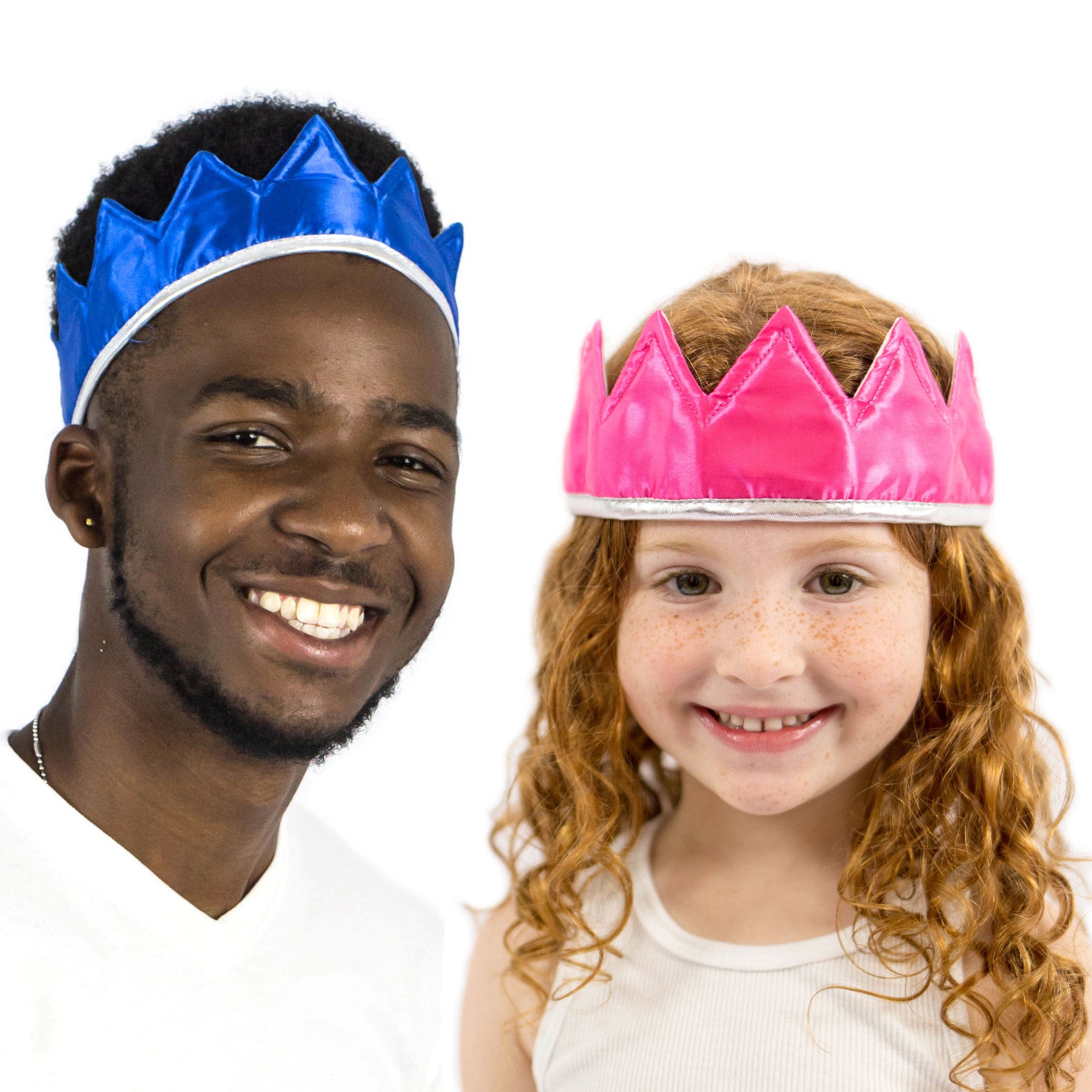 Satin Royal Crown – Medieval King, Queen, Prince, Princess Dress Up - Etsy