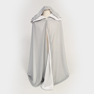 Deluxe Jeweled Cloak With Glitter Fabric and Large Hood Bedazzled Cape ...