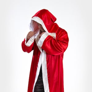 Adult Satin Boxing Robe With Trim | Custom Color Fighter Wrestling ...