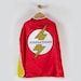 Personalized Lightning Bolt Superhero Cape - Custom Yellow Bolt ...