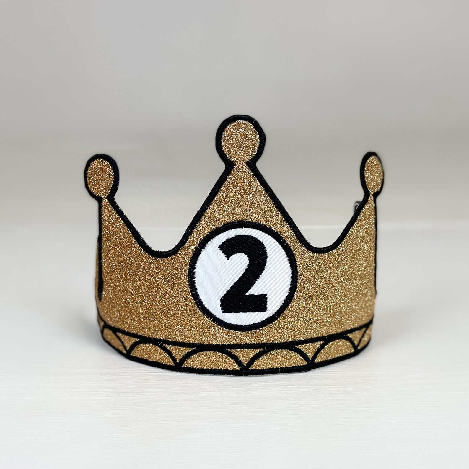 Gold or Silver Glitter Birthday Crown Kids Birthday Crown - Etsy