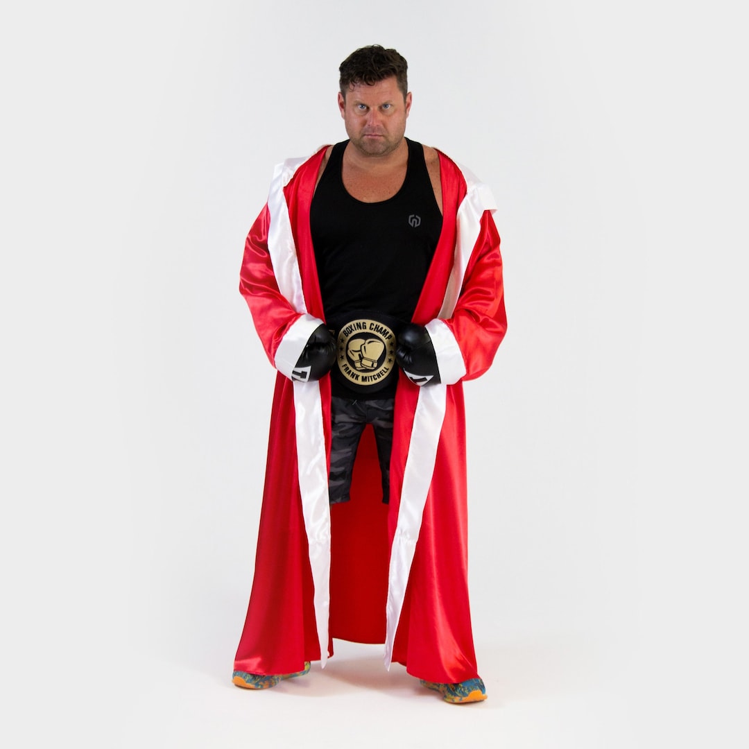 Adult Satin Boxing Robe With Trim | Custom Color Fighter Wrestling ...
