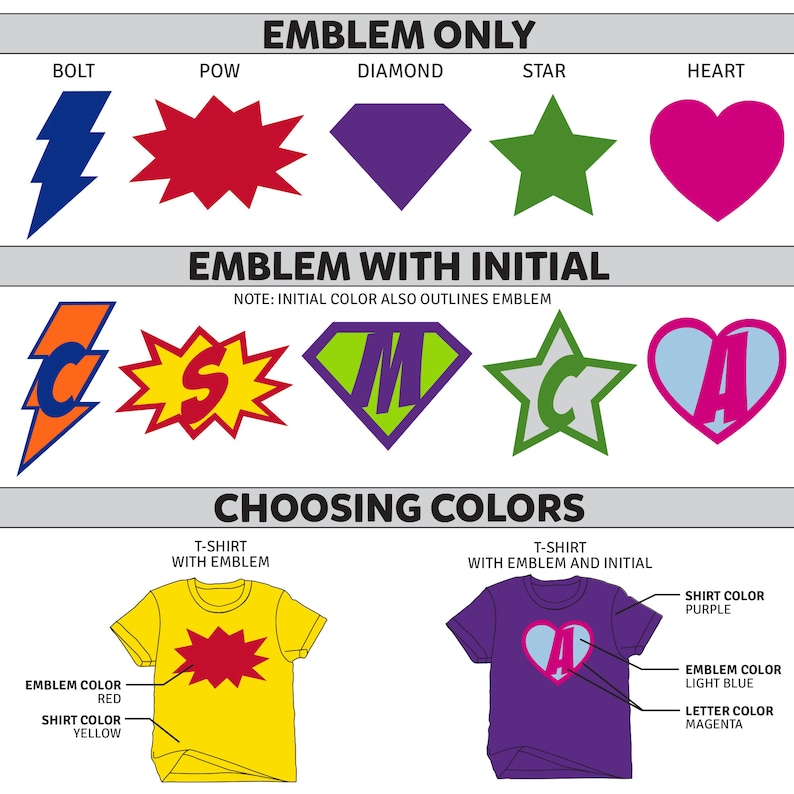 Personalized Superhero Shirt | Custom Super Hero T-shirt With Emblem ...