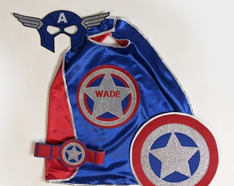 Personalized Lightning Bolt Superhero Costume Set Custom | Etsy