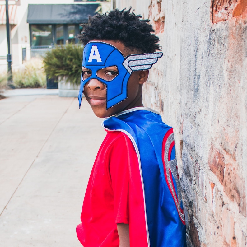 Personalized Star Superhero Costume Set Custom Captain | Etsy