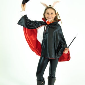 Magician Cape | Magic Wizard Sorcerer Satin Costume Cloak With Collar ...