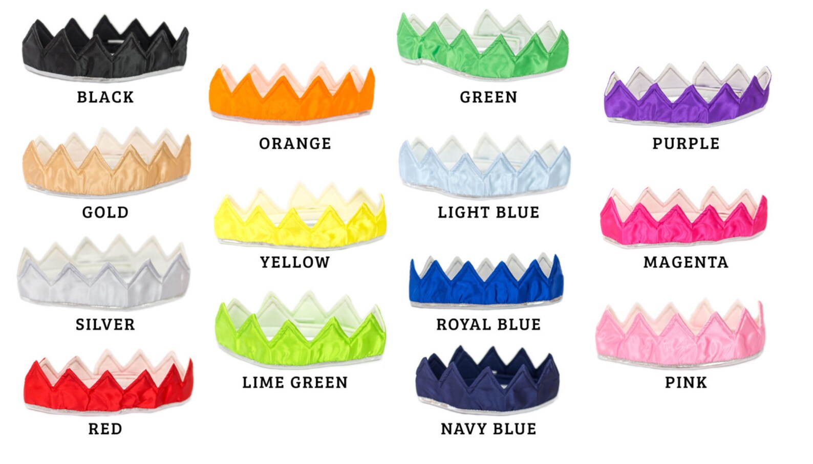 Royal Fabric Crown Party Pack, Dress up Favor - Etsy