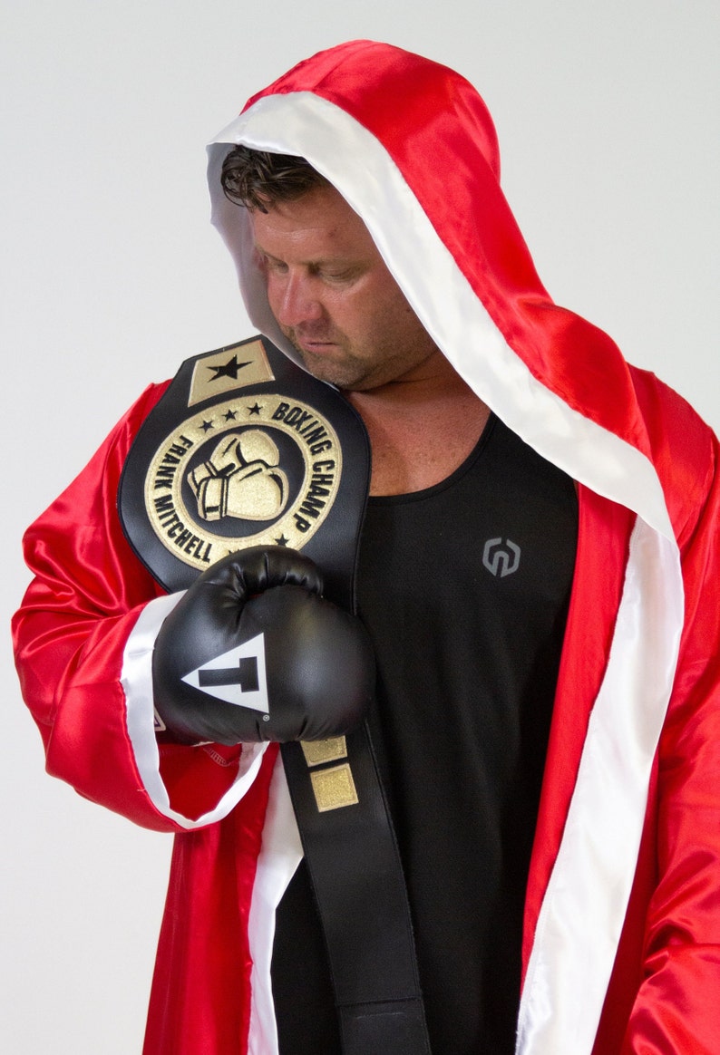 Adult Satin Boxing Robe With Trim | Custom Color Fighter Wrestling ...