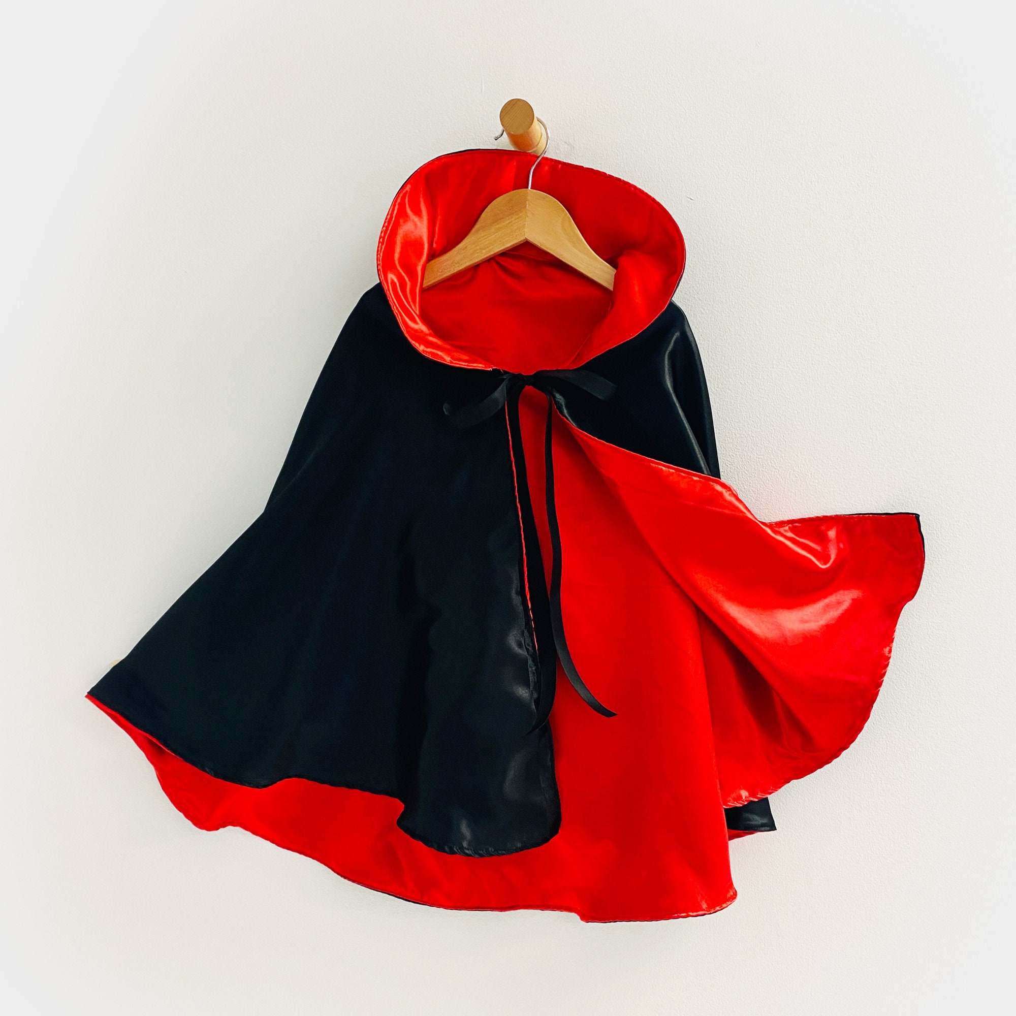 Magician Cape | Magic Wizard Sorcerer Satin Costume Cloak With Collar ...
