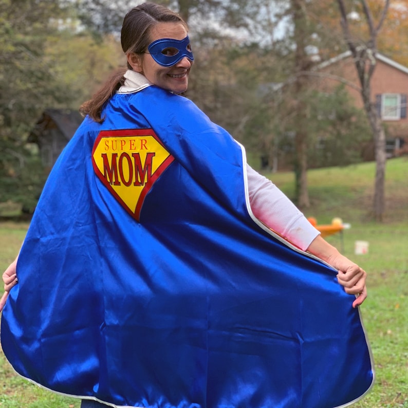 Super Mom Cape Adult Superhero Cape for Mothers - Etsy