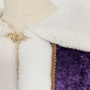 Royal King or Queen Cloak With Plush Trim and Metal Clasp | LARP ...