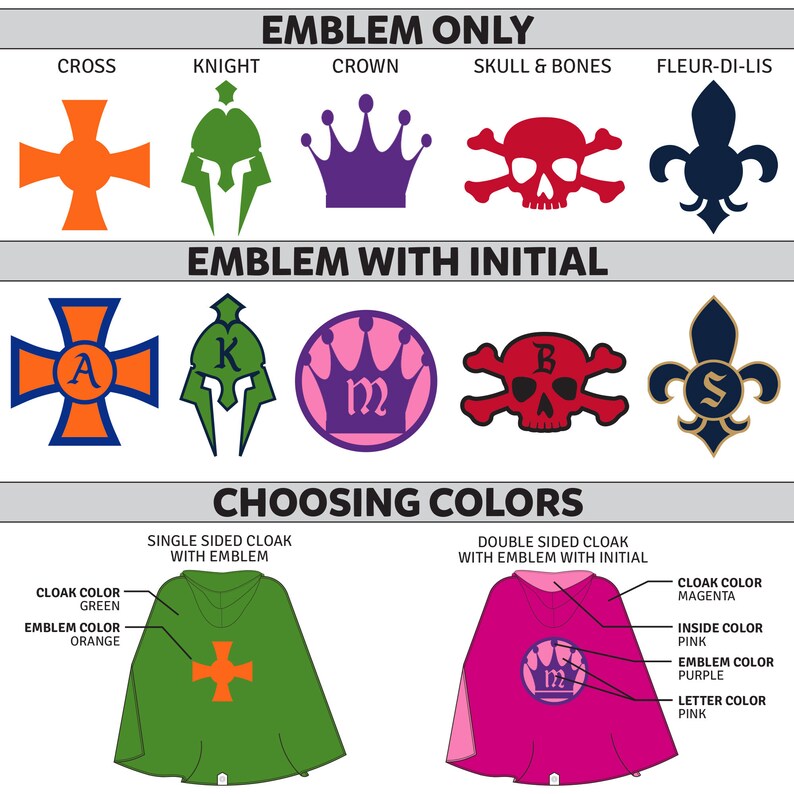 Kids Personalized Medieval Hooded Cloak Royal Hooded Cape | Etsy