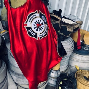 Super Firefighter Personalized Cape | Adult or Kids Superhero Cape for ...