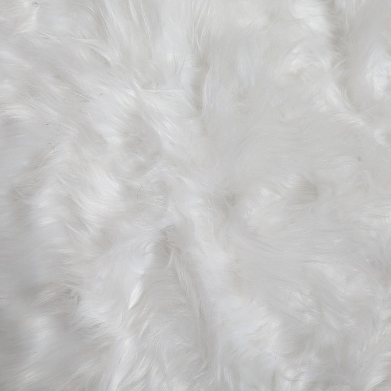 White Faux Fur Fabric - Etsy