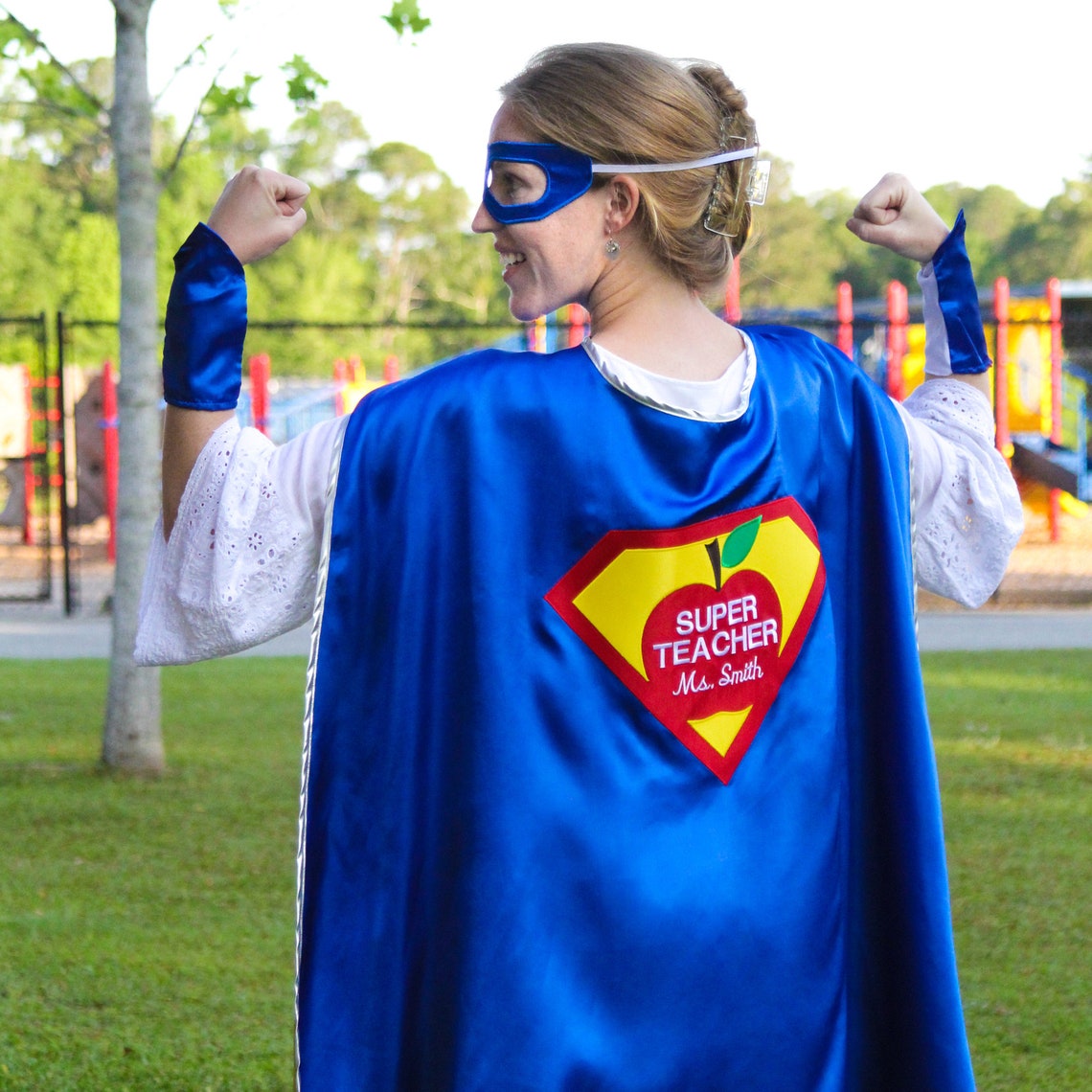 Super Teacher Personalized Cape Adult Superhero Cape for - Etsy