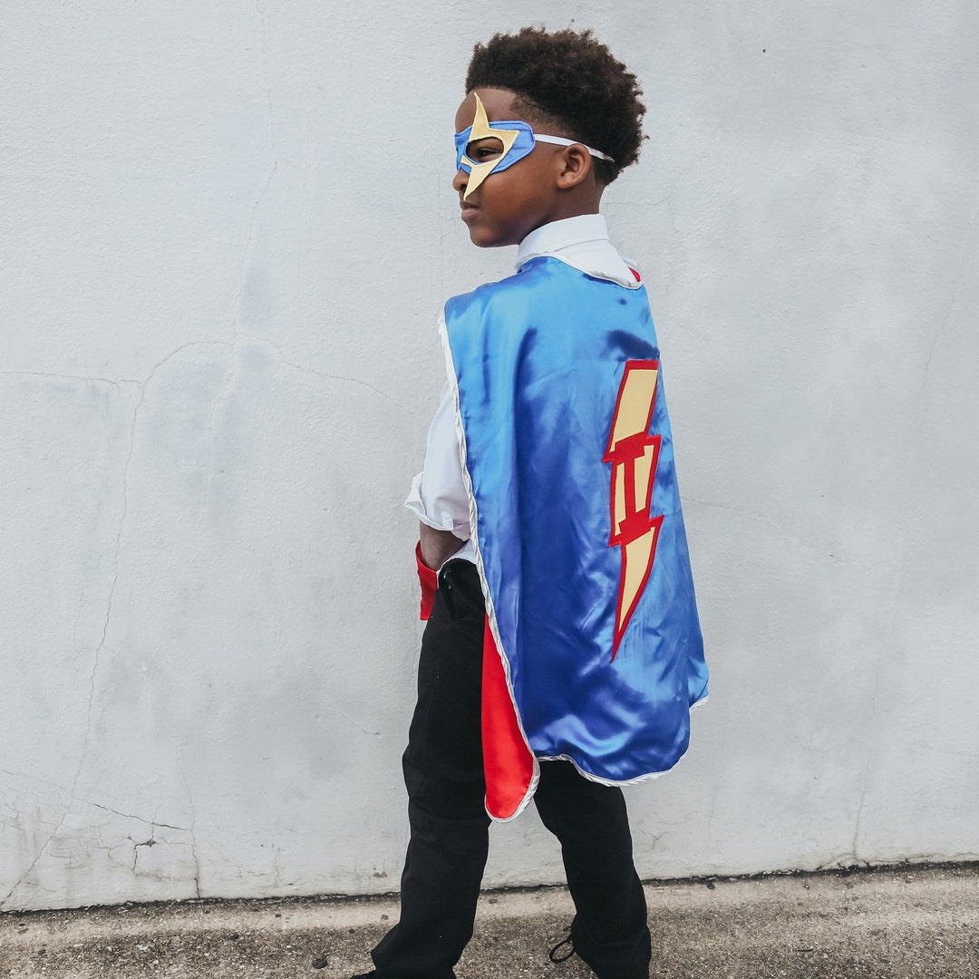 Kids Personalized Superhero Cape Custom Child Super Hero - Etsy