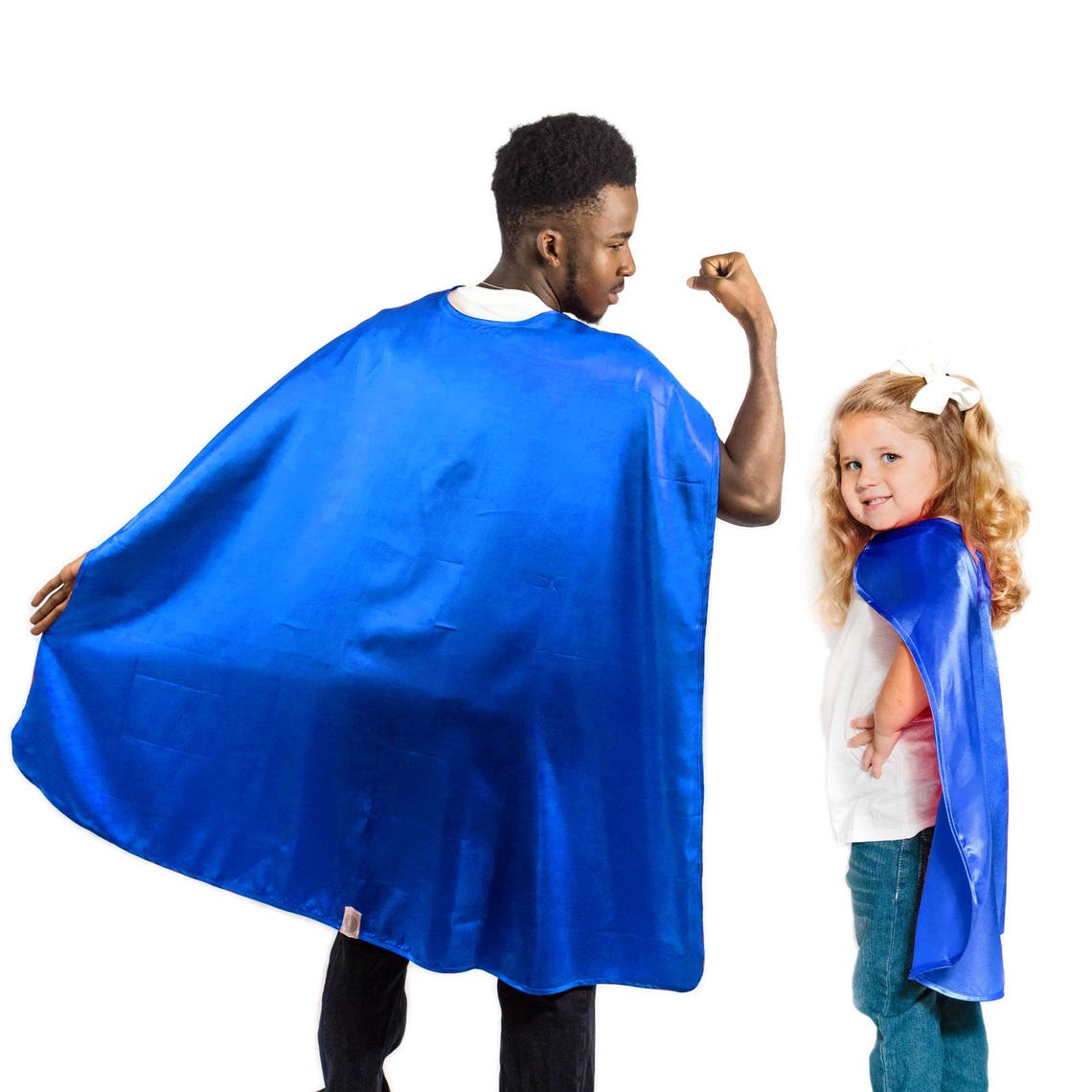Royal Blue Superhero Cape Kids Super Hero Cape Adult | Etsy