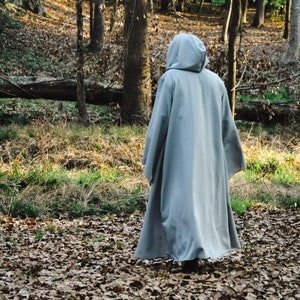 Adult Hooded Robe With Sleeves | Medieval Wizard Cloak, Monk, Shepherd ...