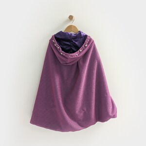 Deluxe Jeweled Cloak With Glitter Fabric and Large Hood | Bedazzled ...