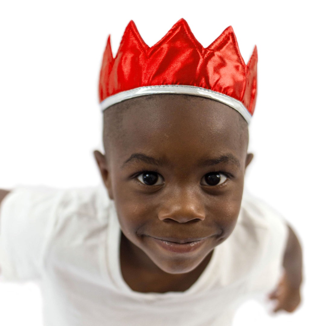 Red Crown, Dress up Crown, Princess, Prince, King, Queen, Birthday ...