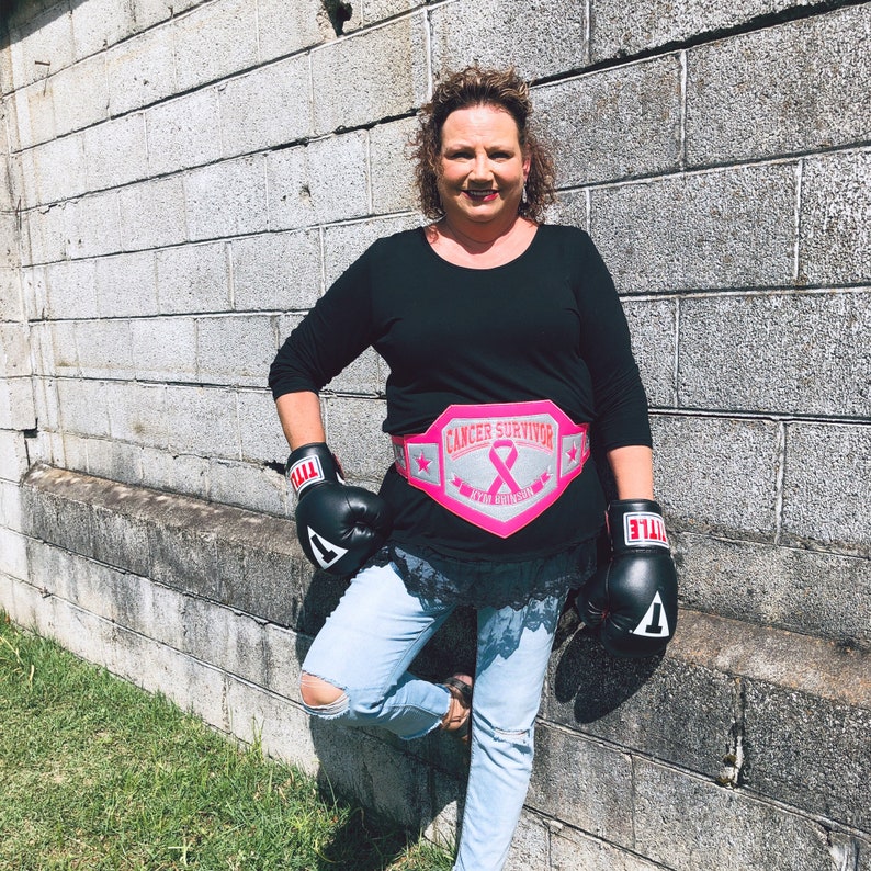 Cancer Survivor Wrestling Belt Custom Personalized Cancer | Etsy
