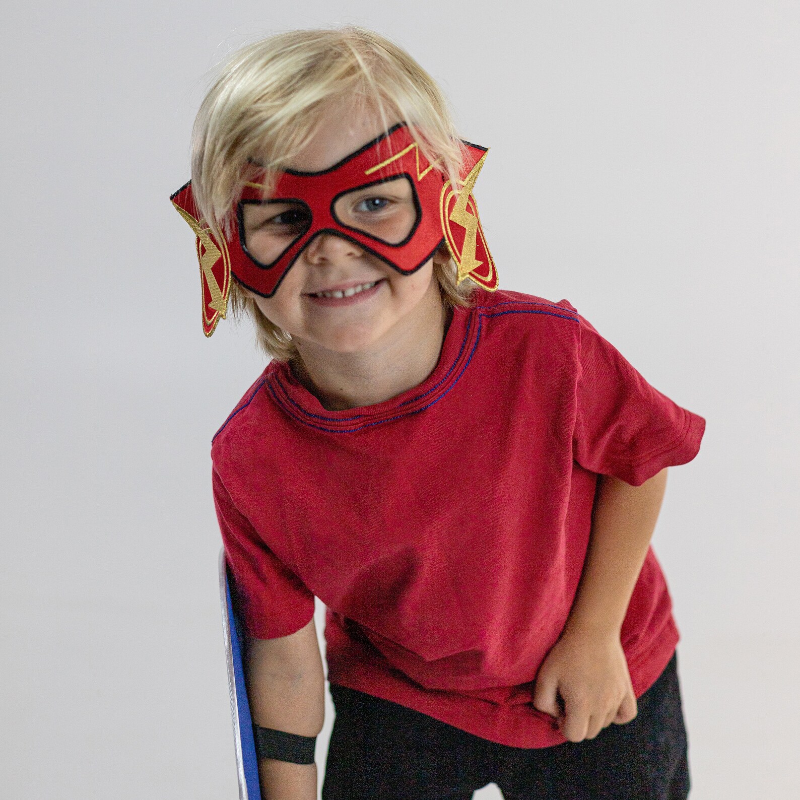 Lightning Bolt Themed Superhero Mask Flash Costume Mask for | Etsy