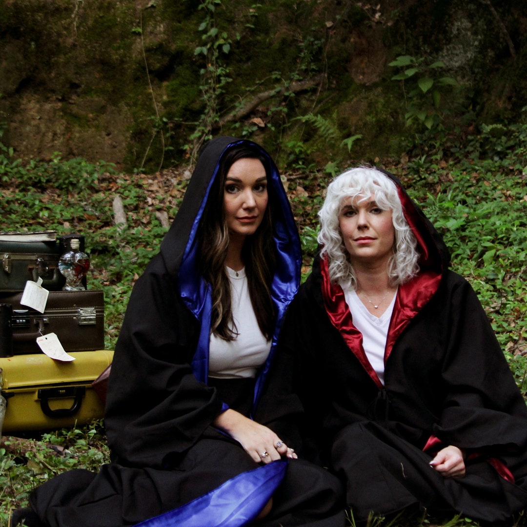 Adult Wizard Robe With Satin Liner | Medieval Fantasy Cloak With ...