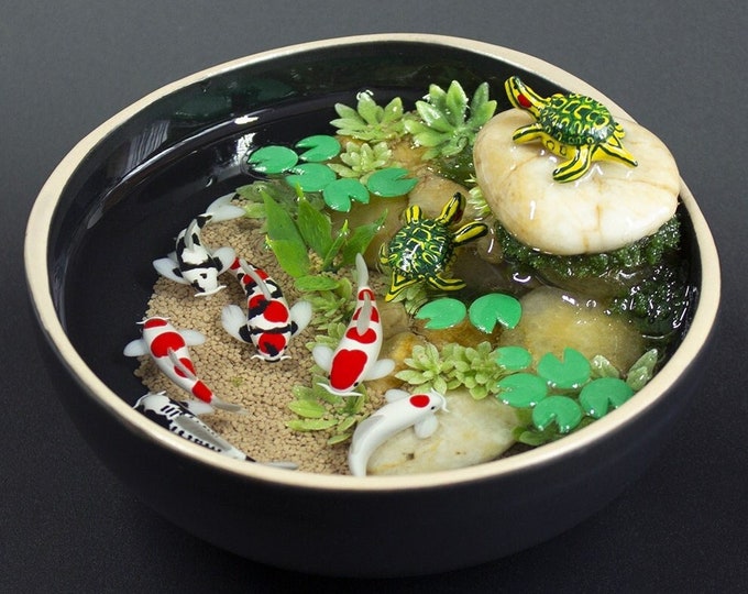 Serenity XII - 120mm Miniature Koi Pond - Etsy