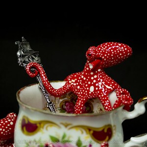 BUCKINGHAM No.33 Octopus Tea Cup Signature Series 3 Handmade Clay ...