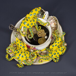 THORNTON HALL No.38 Octopus Tea Cup Signature Series Three Hand ...