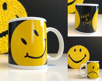 Smiley face mugs | Etsy