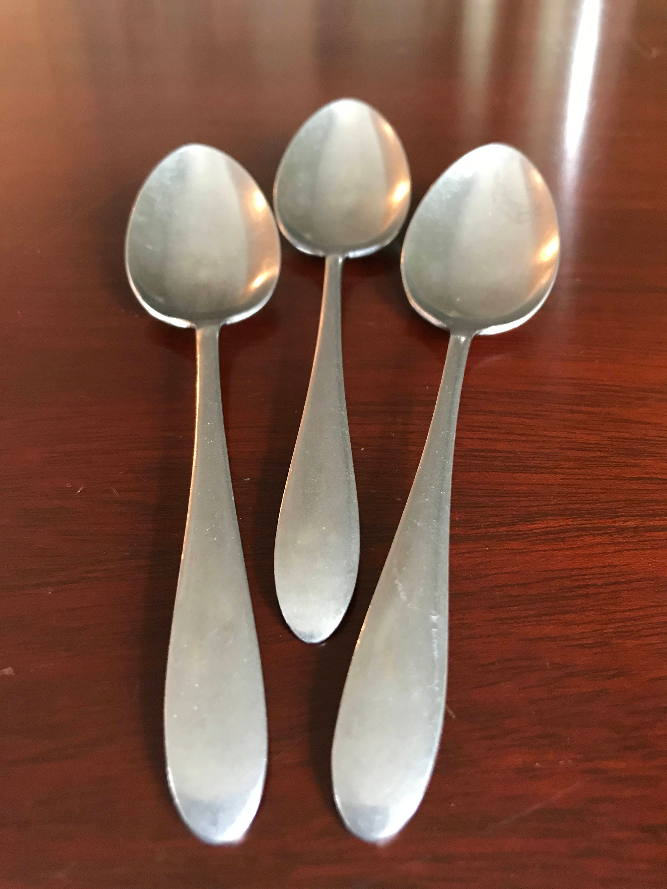 Mid Century Teaspoons Desco Occupied Japan, Stainless Steel Teaspoons ...